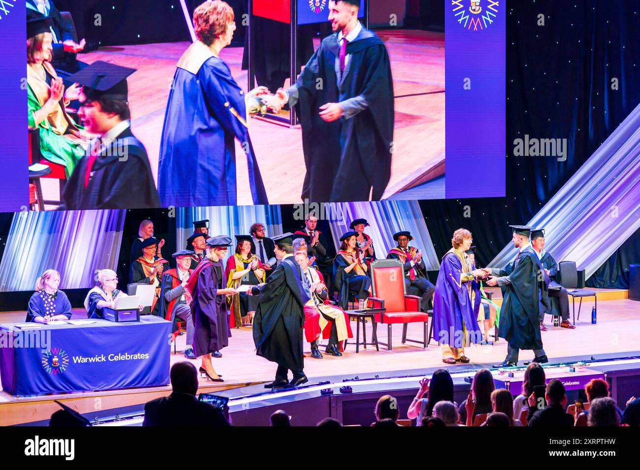 Graduation ceremony at the Butterworth Hall, Warwick University ...