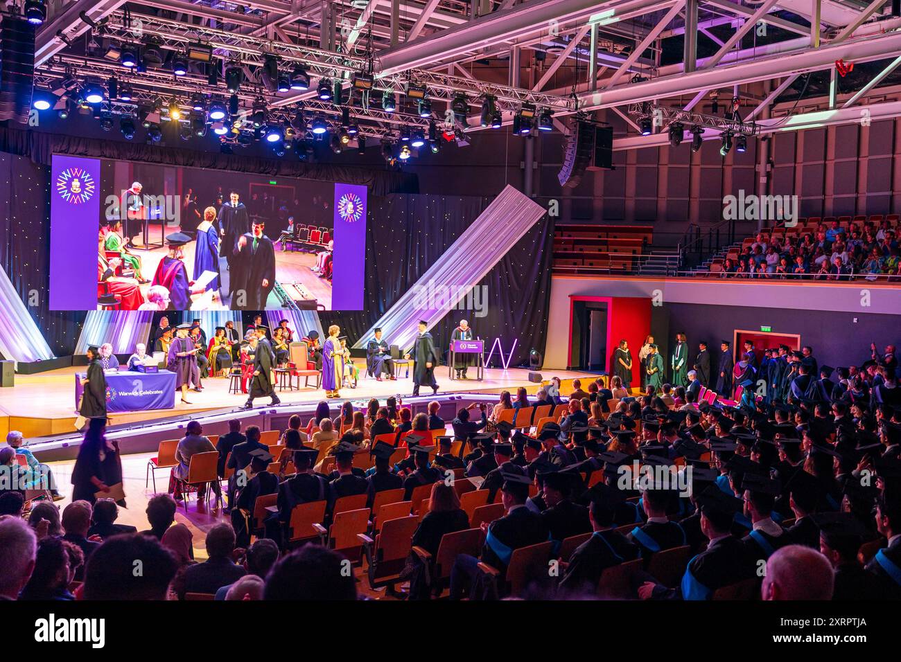 Graduation ceremony held at the Butterworth Hall, Warwick University ...