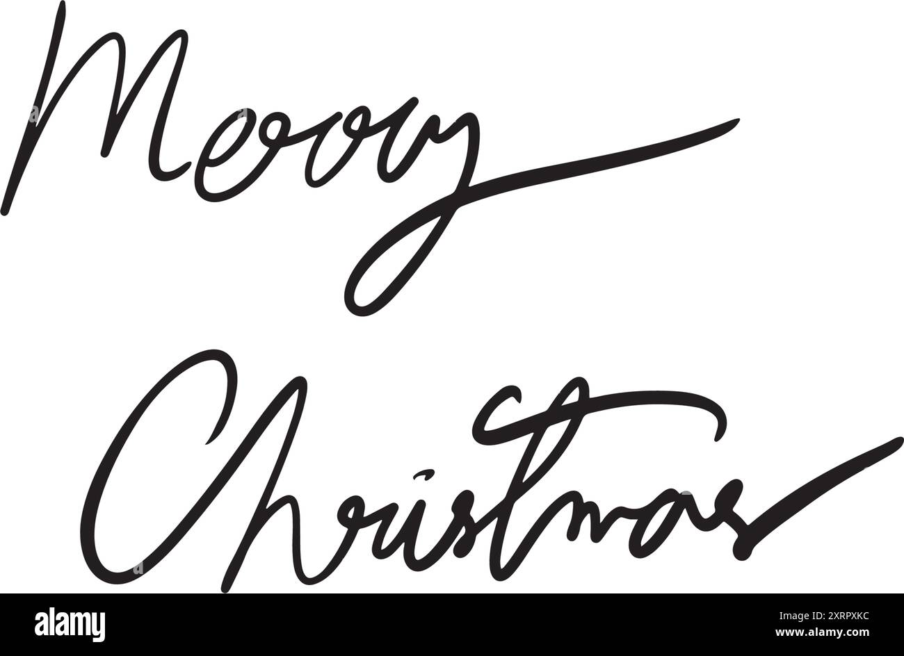 Merrychristmas text font calligraphy hand written xmas happy new year ...