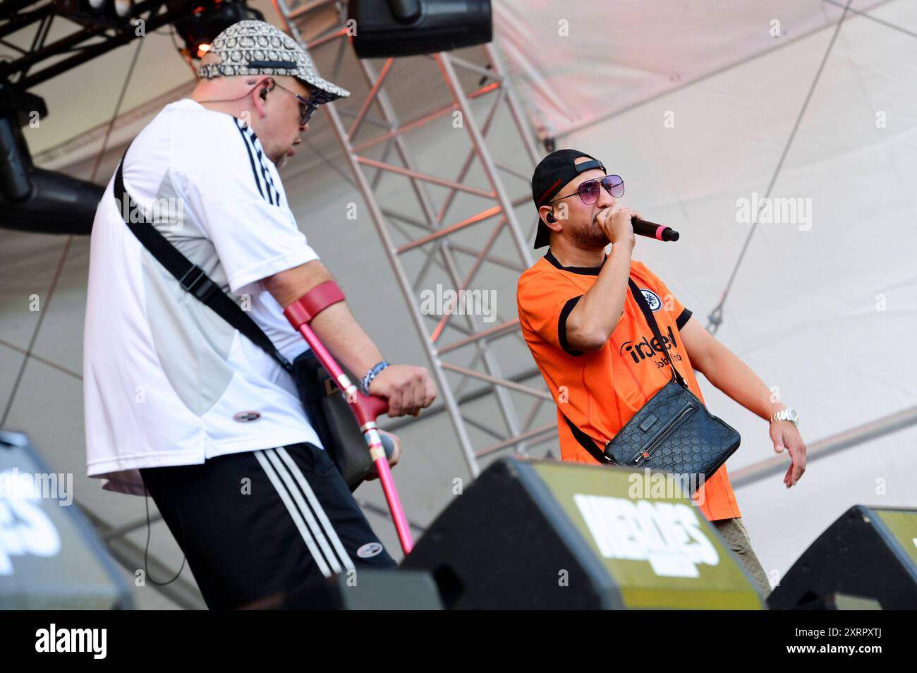 Celo & Abdi live auf dem Heroes Festival 2024 auf der Expo Plaza ...