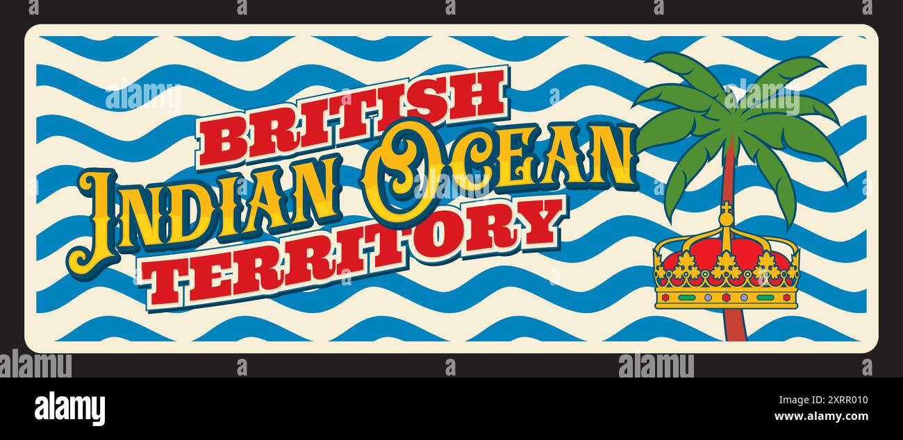 British Indian Ocean territory, overseas areas of Britain. Vector ...