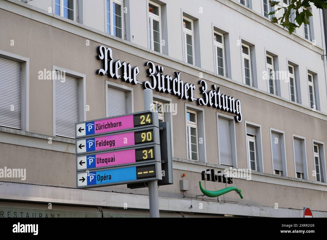 Anton Geisser 10.08..2024 Zuerich Schweiz. Bild : Hauptgebaeude Neue ...