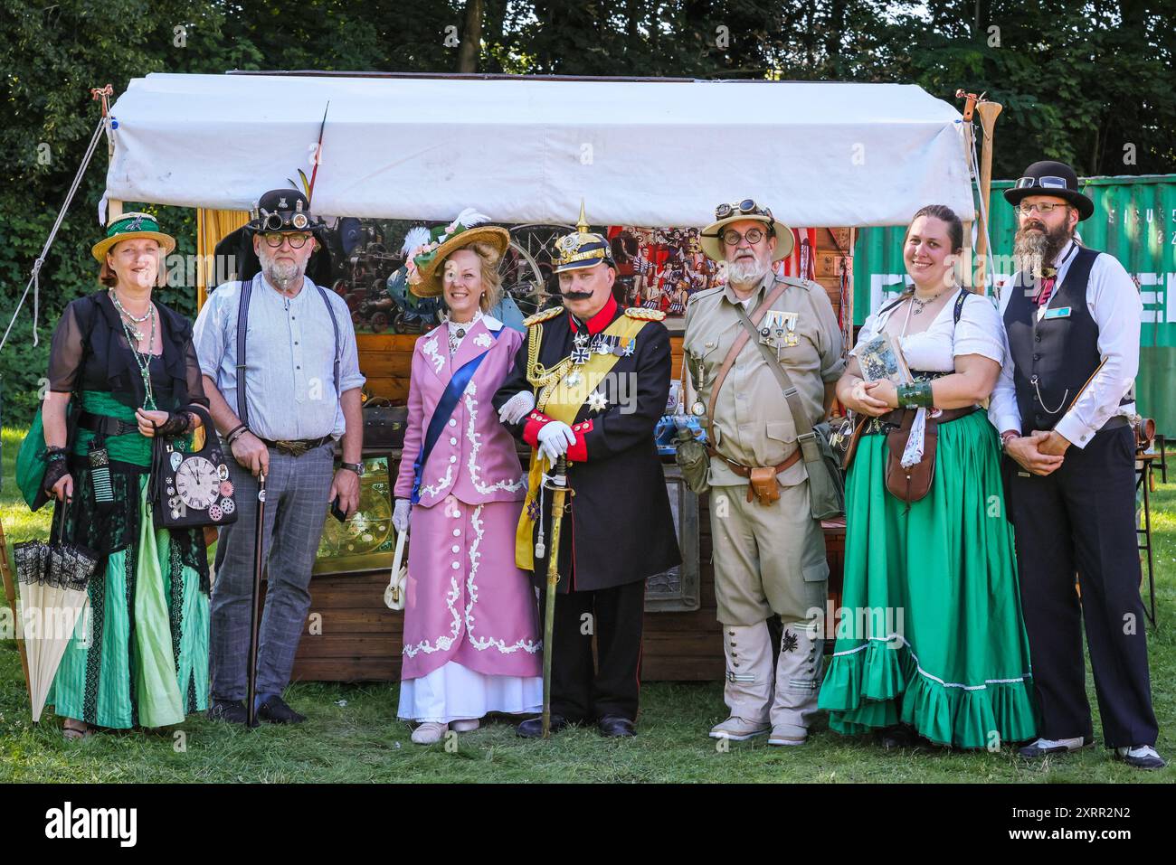 Henrichenburg, Waltrop, Germany, 11th Aug 2024. The festival is visited ...