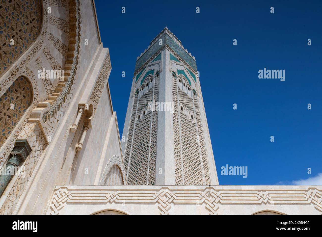 Hassan II Mosque, second largest functioning mosque in AfricaCa Stock ...