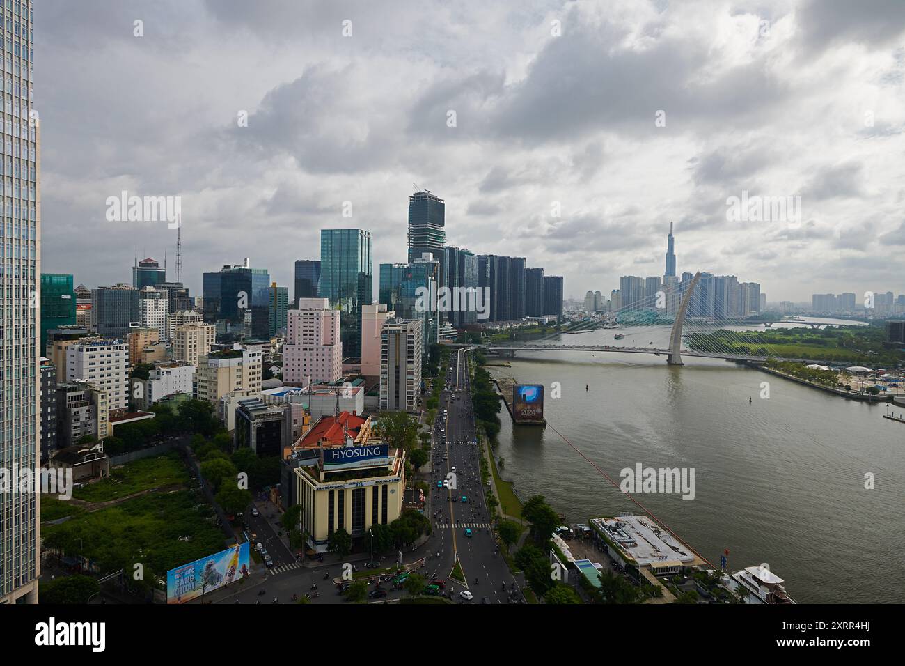 Ba Son Bridge running across the Saigon River in HCM Stock Photo - Alamy