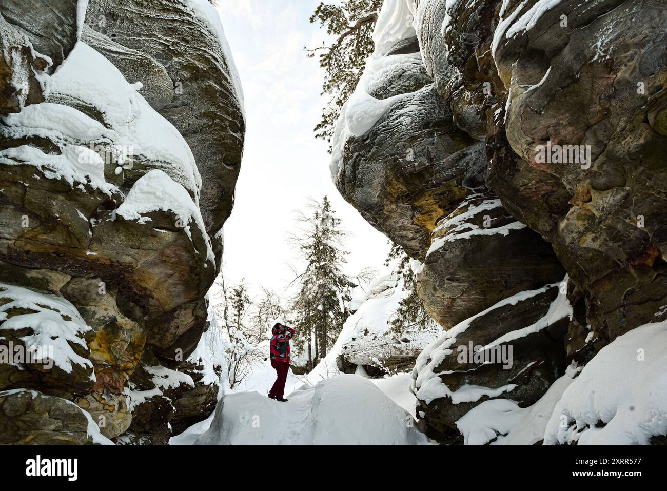 Female hiker explores nature hi-res stock photography and images - Alamy