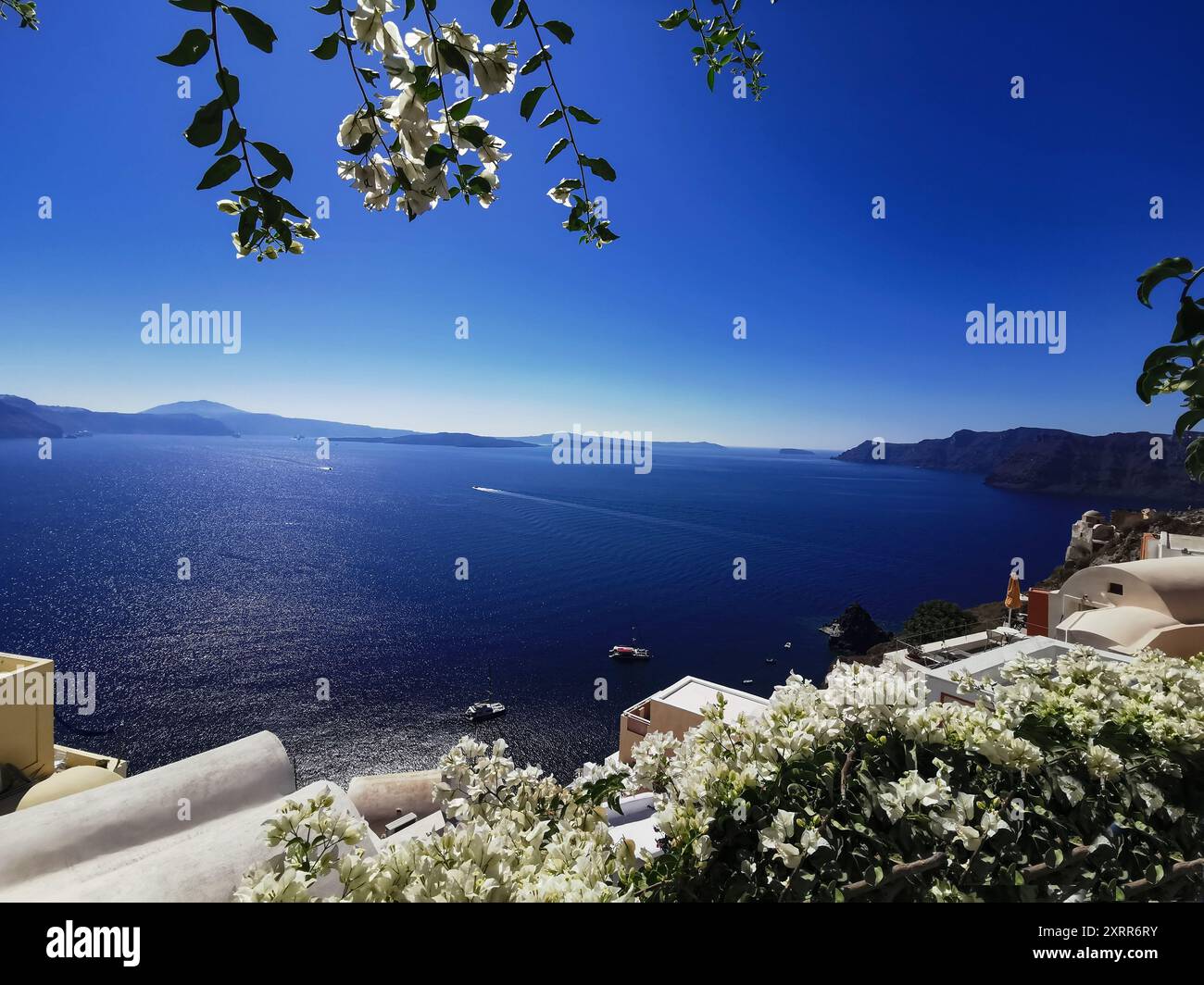 Panoramic View of the Greek Islands Stock Photo - Alamy