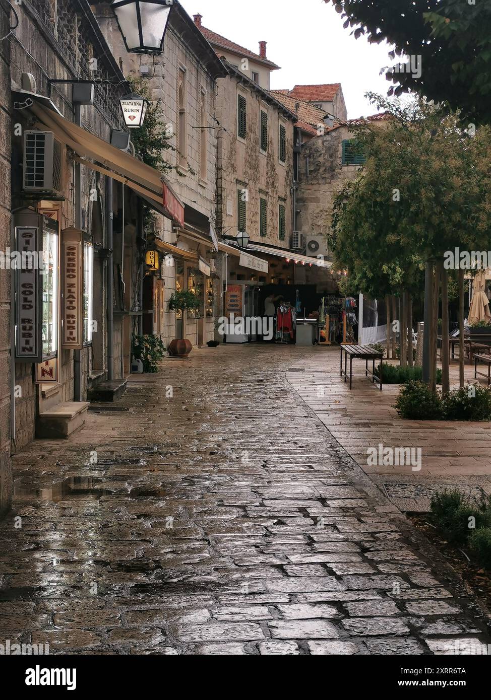 Cobblestone Streets of Split, Croatia Stock Photo - Alamy