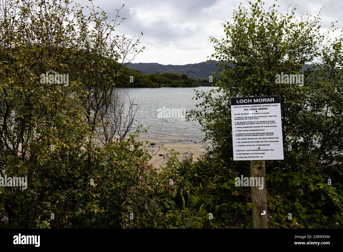 Sign indicating Site of special scientic interest number 66, in the ...