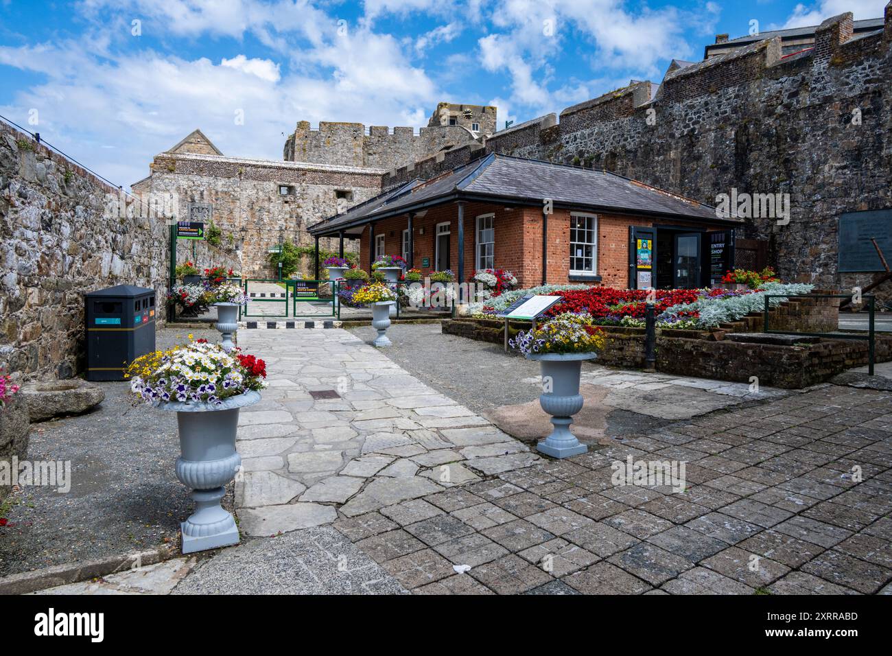 Castle Cornet Museum Courtyard, St Peter Port, Guernsey, Channel ...