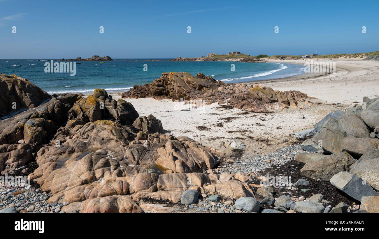 Guernsey, vazon beach hi-res stock photography and images - Alamy