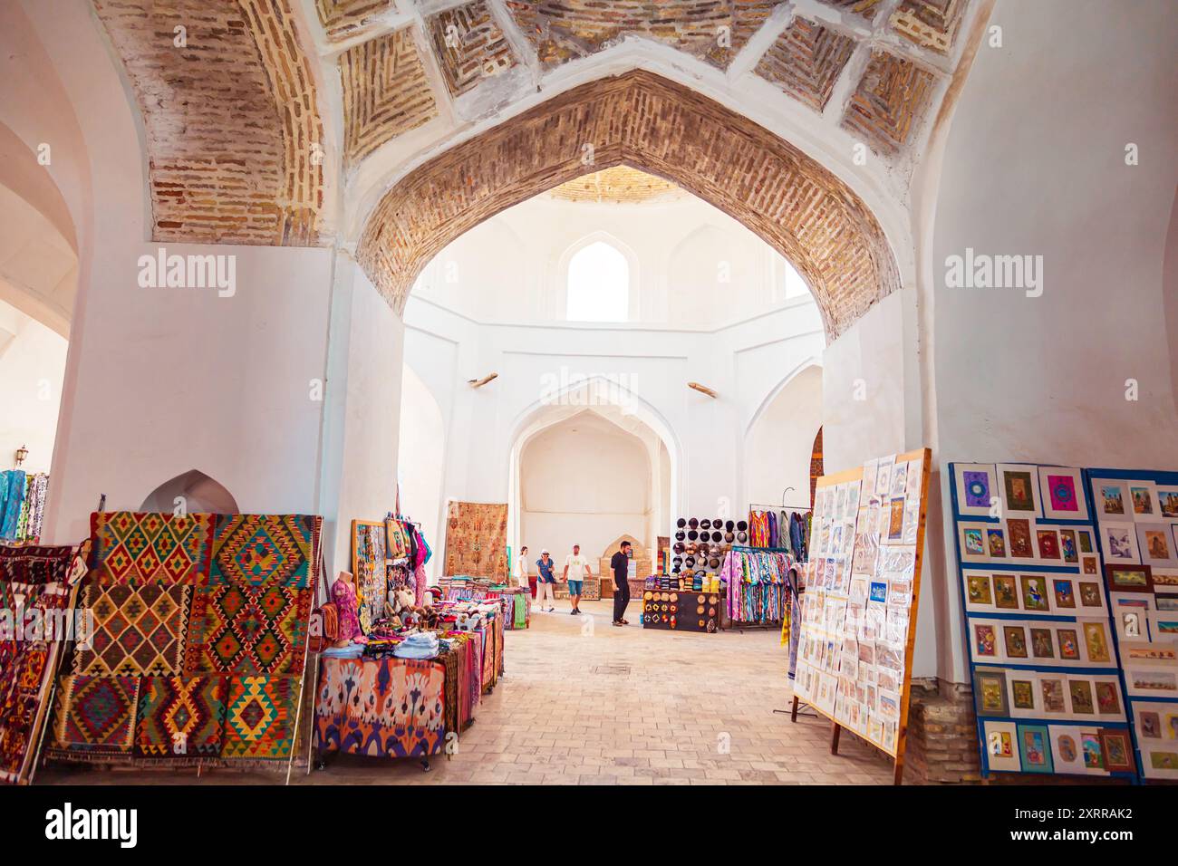 Famous trading domes - the main market of Bukhara. Bukhara, Uzbekistan ...
