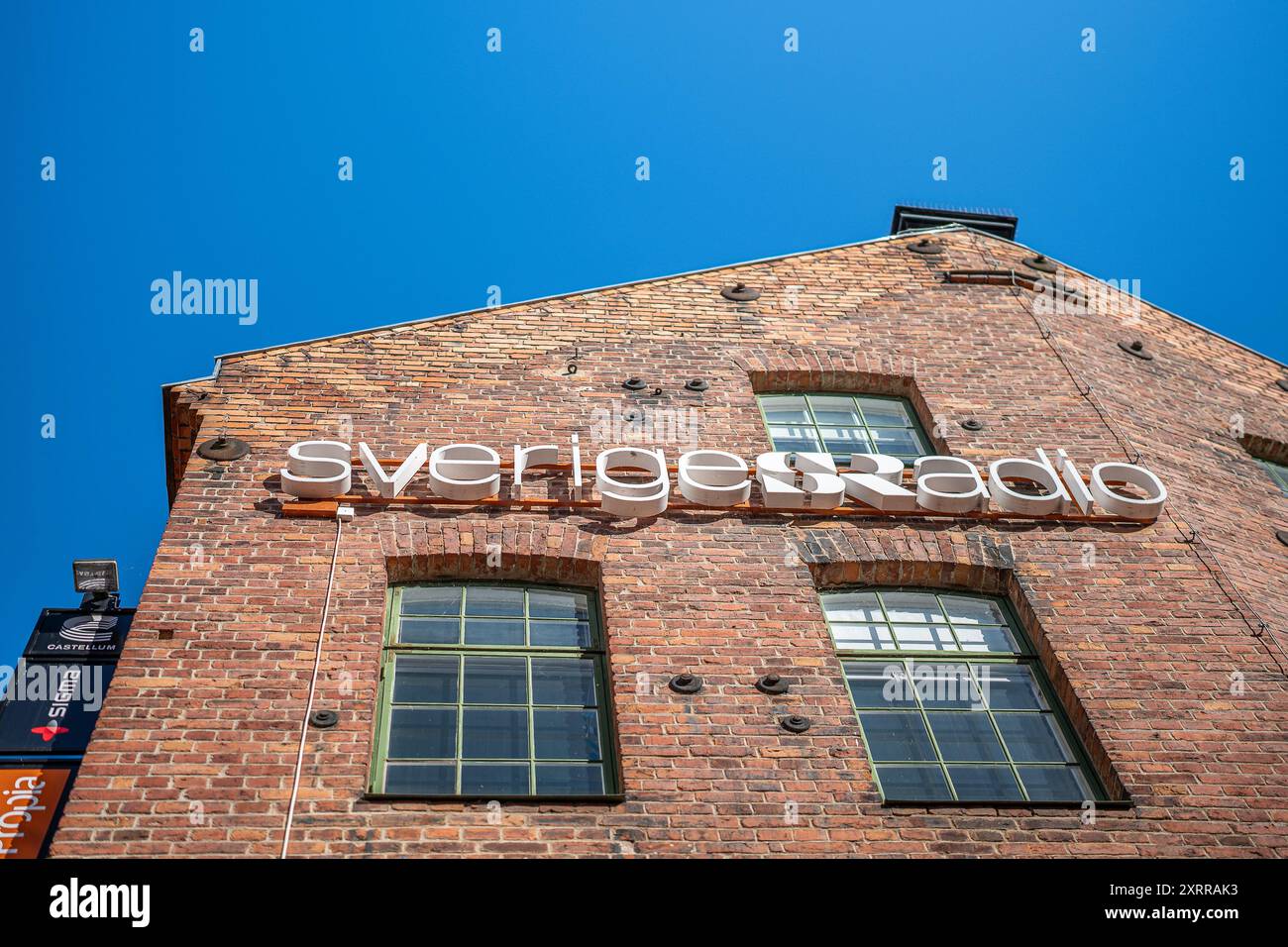 Swedish Radio located in a brick building in the Industrial landscape ...
