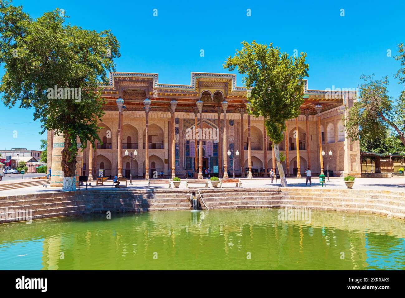 Ancient Bolo Hauz Mosque. UNESCO World Heritage Site. Bukhara ...
