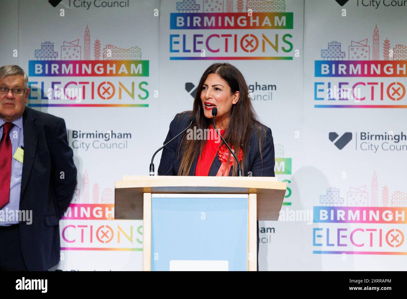Labour MP Preet Kaur Gill (right) retaining the Birmingham Edgbaston ...
