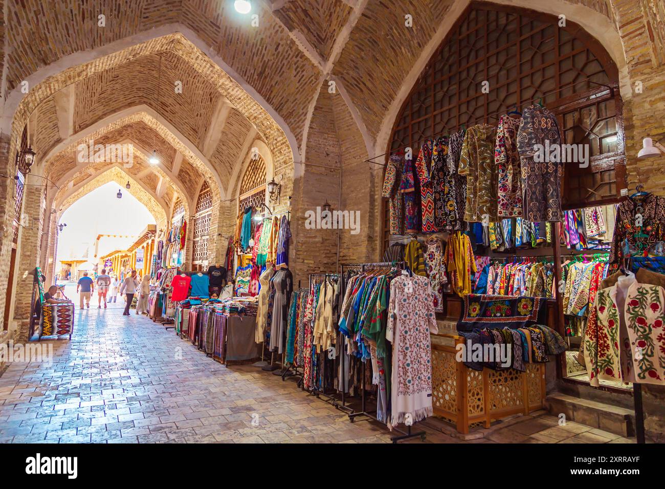 Famous trading domes - the main market of Bukhara. Bukhara, Uzbekistan ...