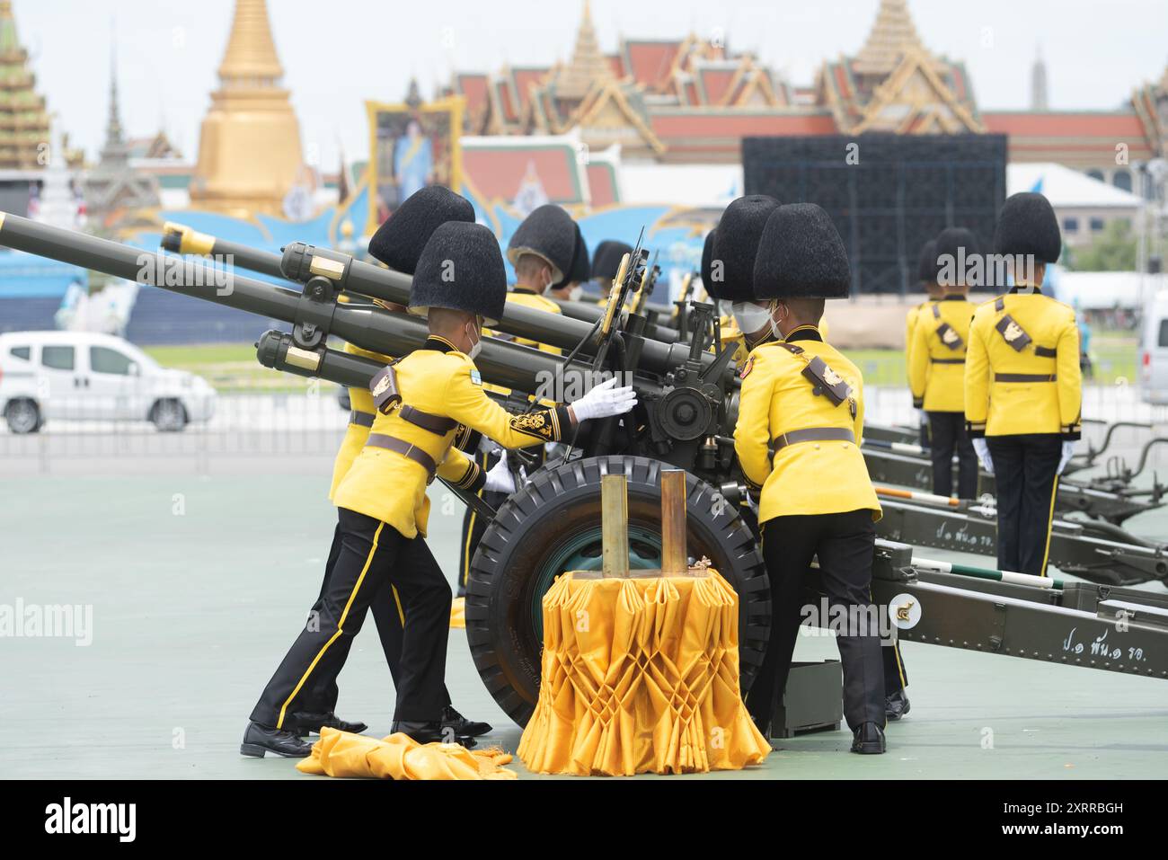 Bangkok, Thailand. 13th July, 2024. 1st Field Artillery Regiment, King ...
