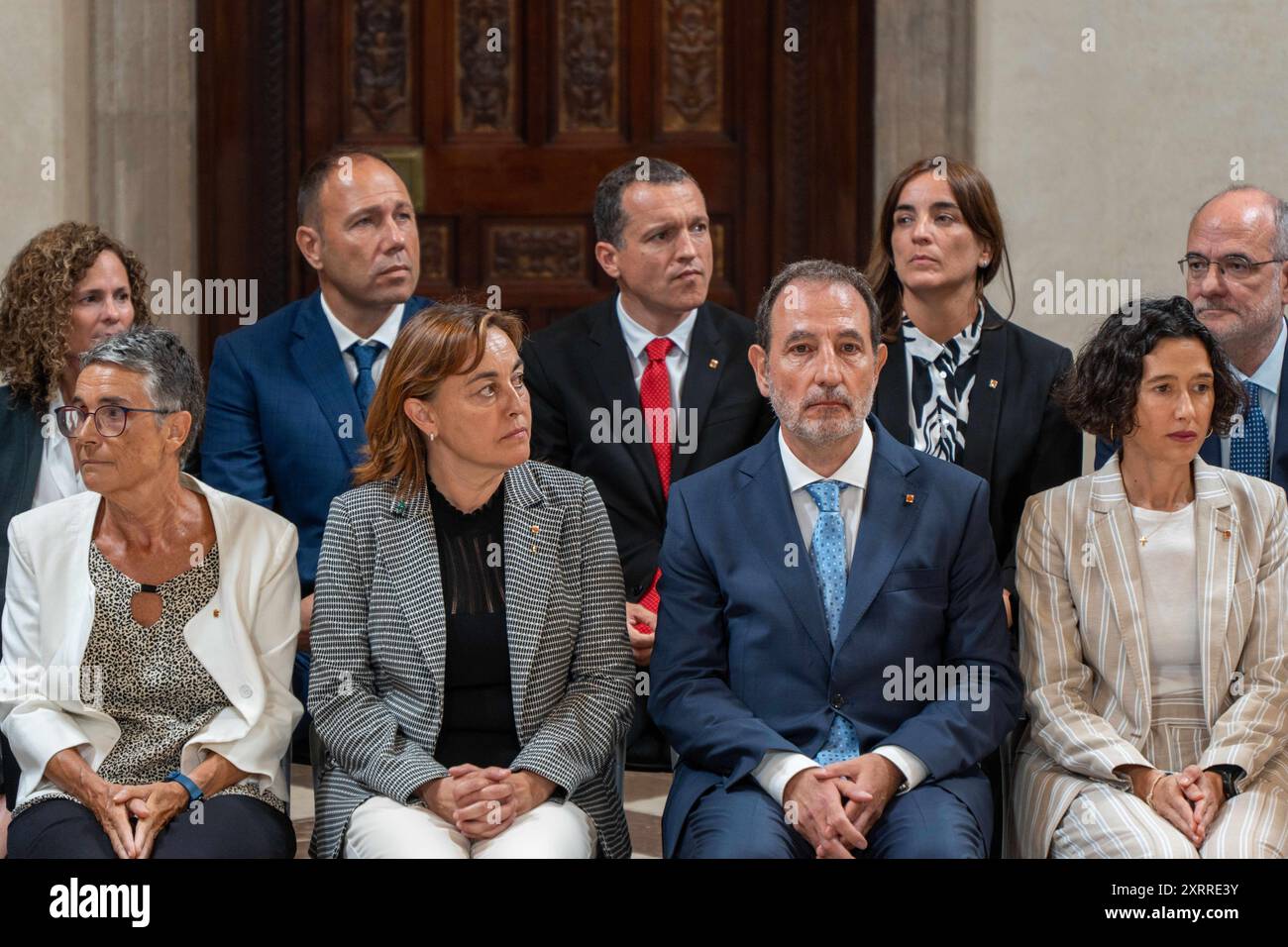 The new ministers of the Generalitat take office in an institutional ...