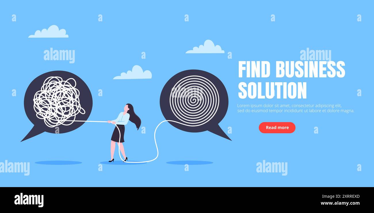 Unravel business chaos process with tangle difficult problem mess ...