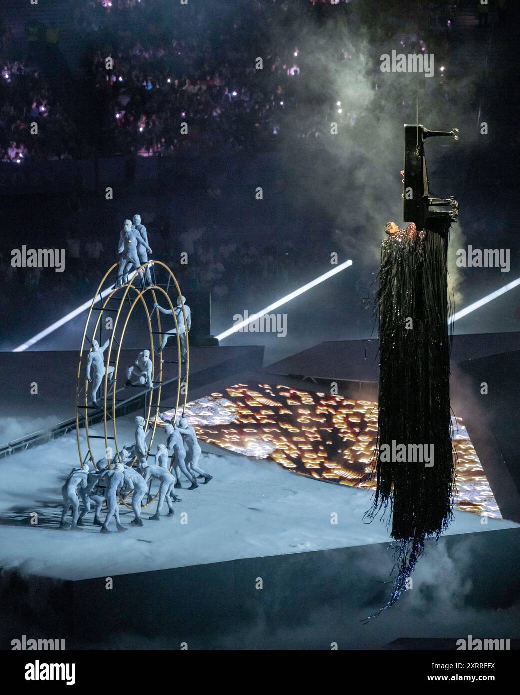 Paris, France. 11th Aug, 2024. Alain Roche during the closing ceremony ...