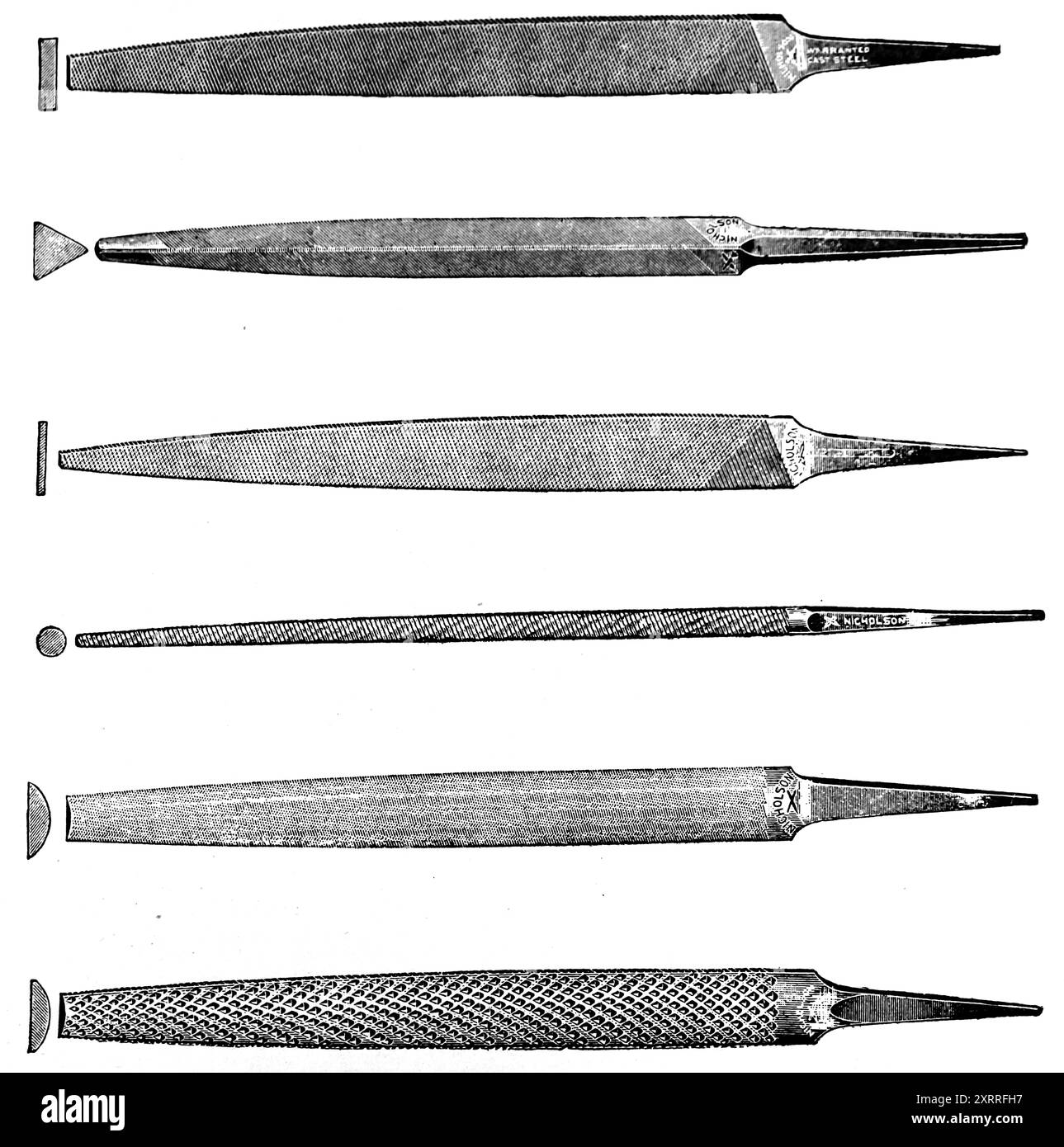 Flat taper file hi-res stock photography and images - Alamy