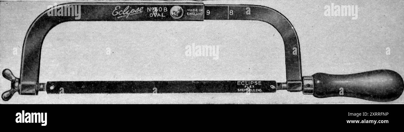 An Eclipse (Sheffield, England) adjustable frame hacksaw. This ...