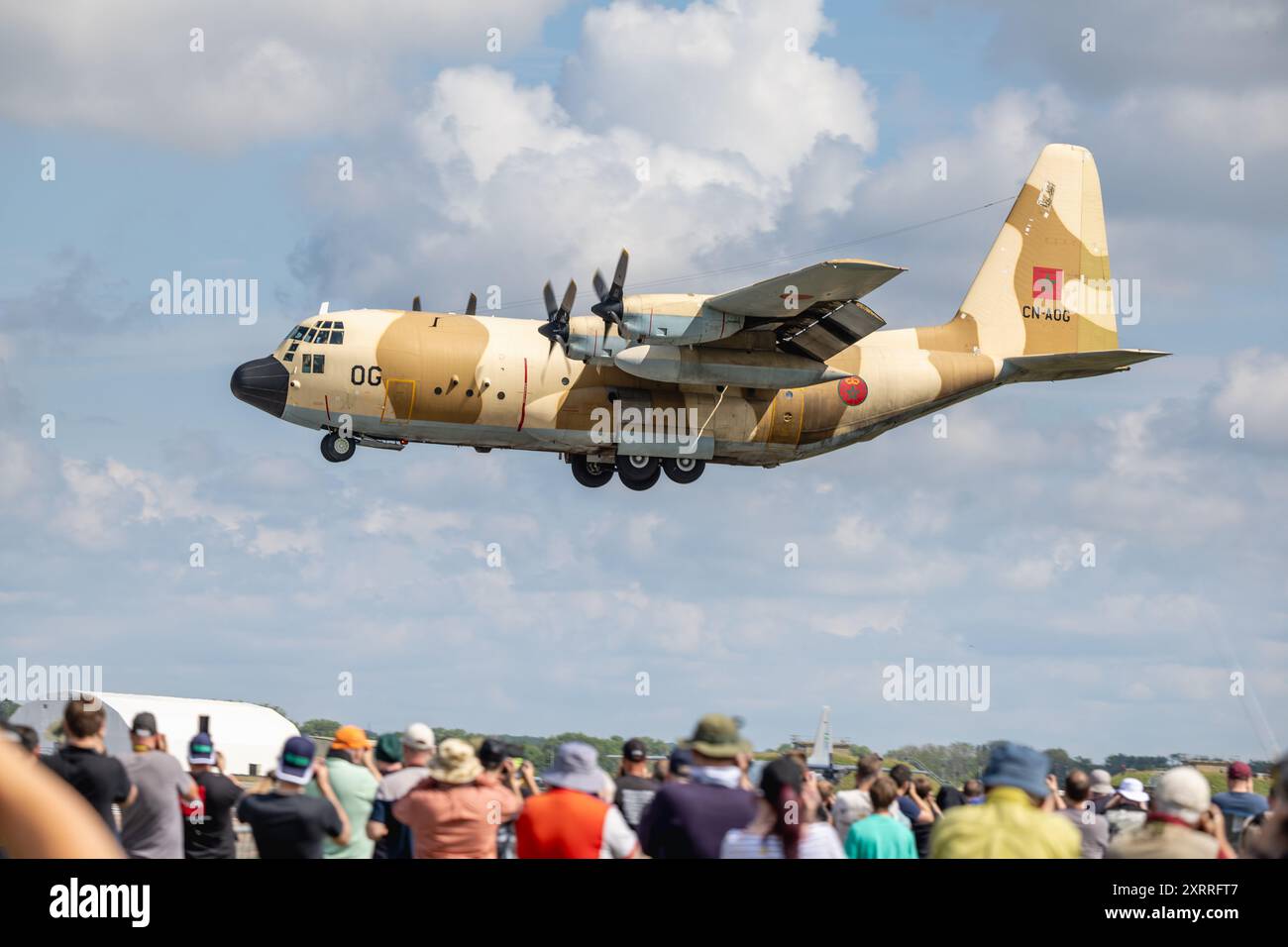 Royal Moroccan Air Force - Lockheed C-130H Hercules, arriving at RAF ...