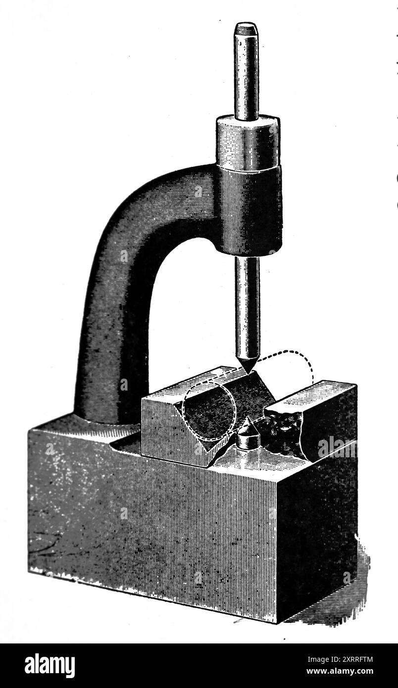 A double centering punch. This photograph is from a large selection of ...