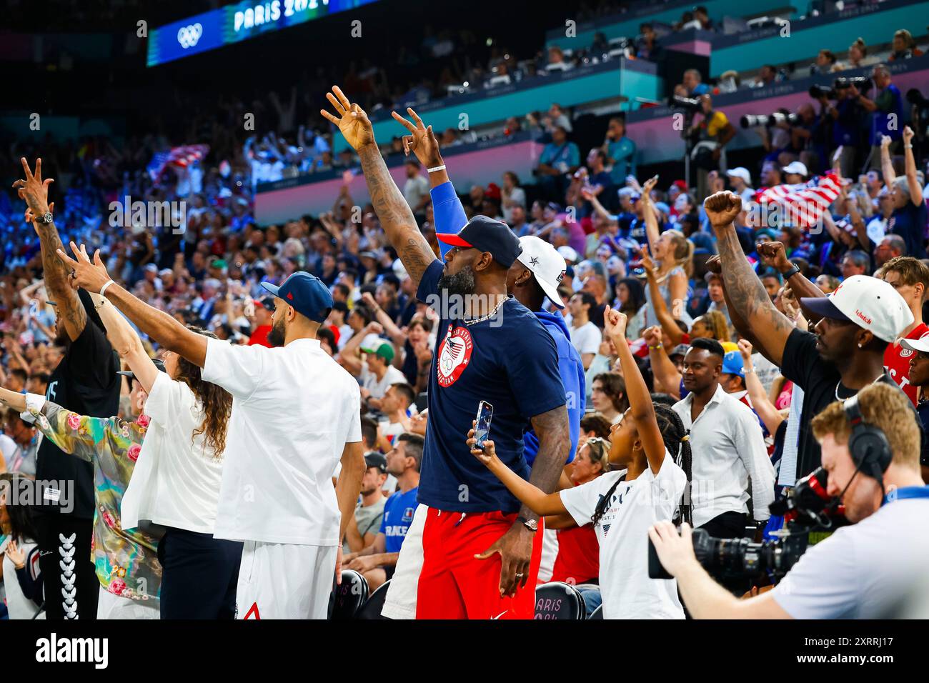 LEBRON James Basketball Women's Gold Medal Game during the Olympic ...