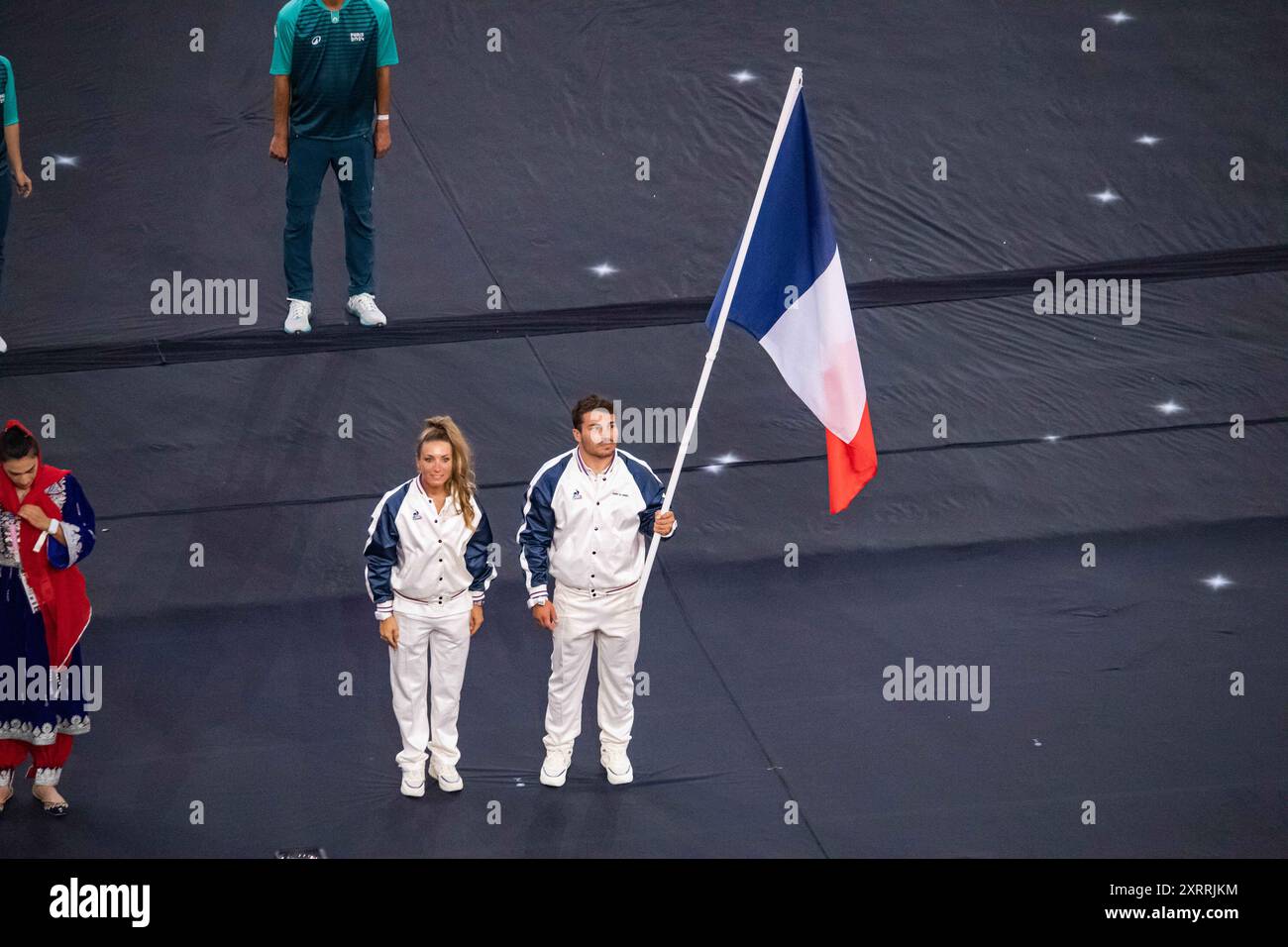 Pauline Ferrand-Prevot and Antoine Dupont (FRA), Ambiance, illustration ...