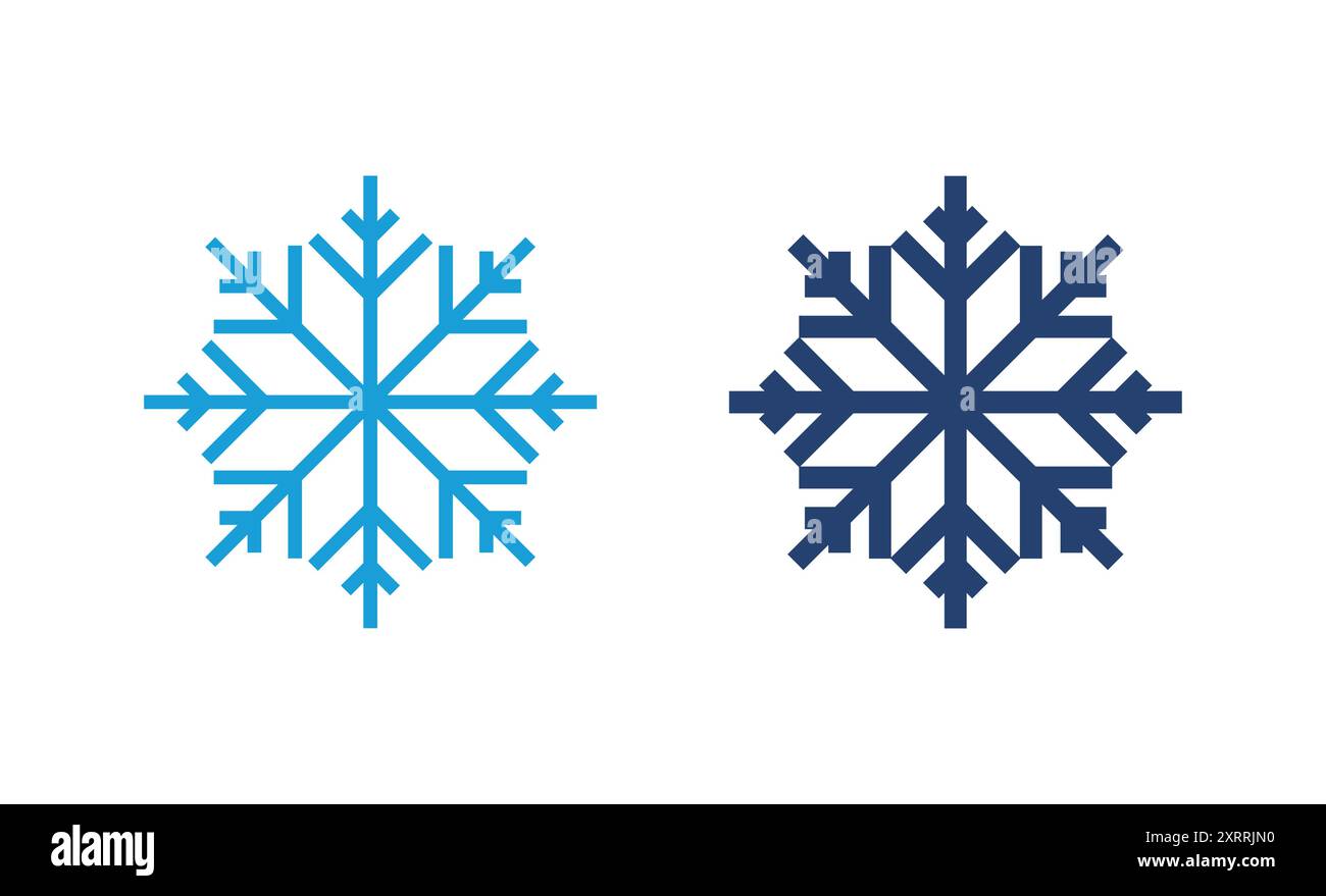 Snow icon vector. snowflake icon vector Stock Vector Image & Art - Alamy
