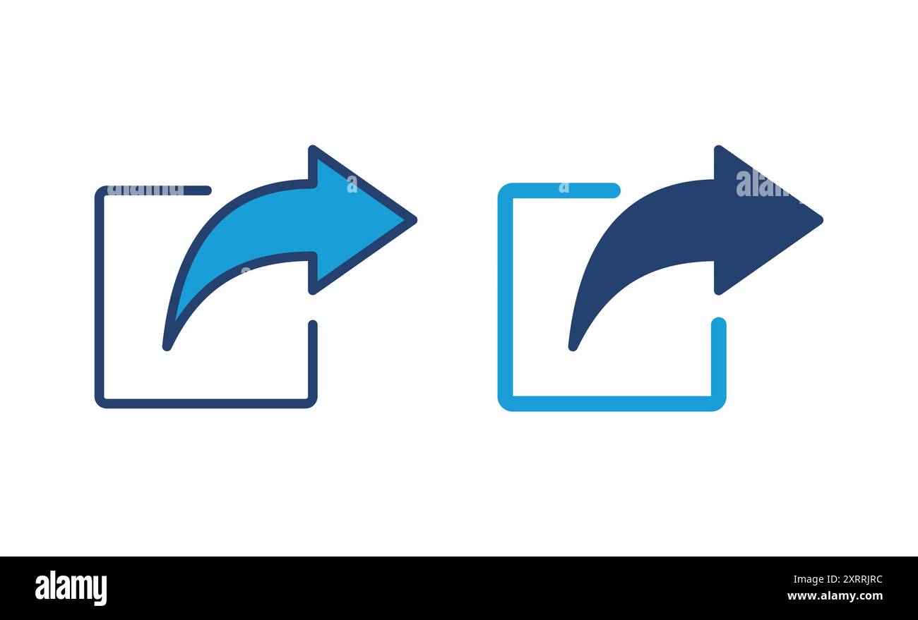 Share icon vector. Sharing vector icon Stock Vector Image & Art - Alamy