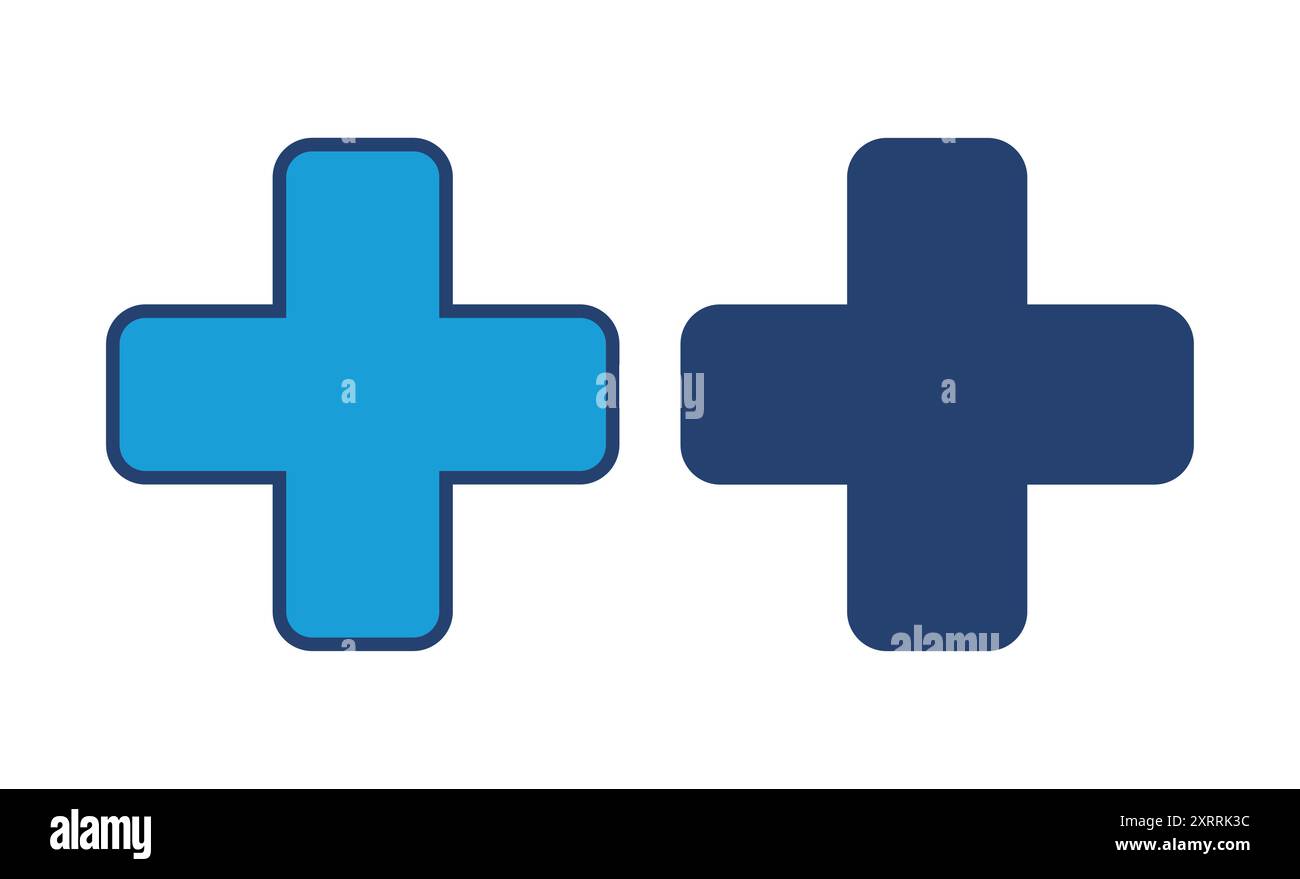 Plus Icon vector. Add plus icon Stock Vector Image & Art - Alamy