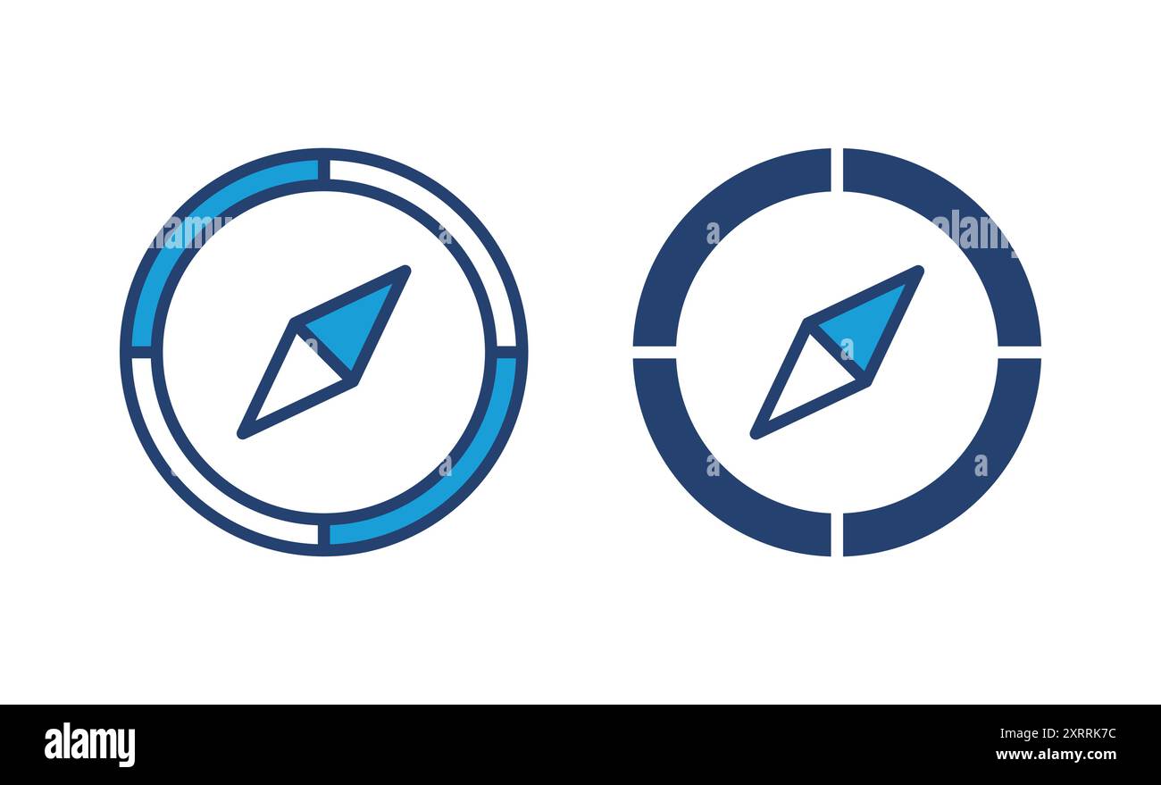 Compass icon vector. arrow compass icon vector Stock Vector Image & Art ...