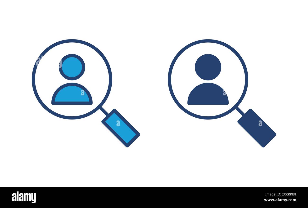 Hiring icon vector. Search job vacancy icon. Human resources concept ...