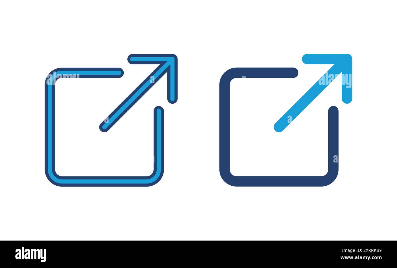 External link icon vector. link icon vector. hyperlink symbol Stock ...