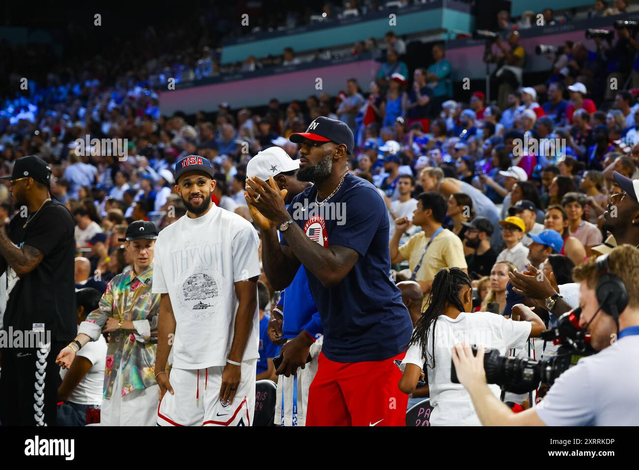 LEBRON James Basketball Women's Gold Medal Game during the Olympic ...