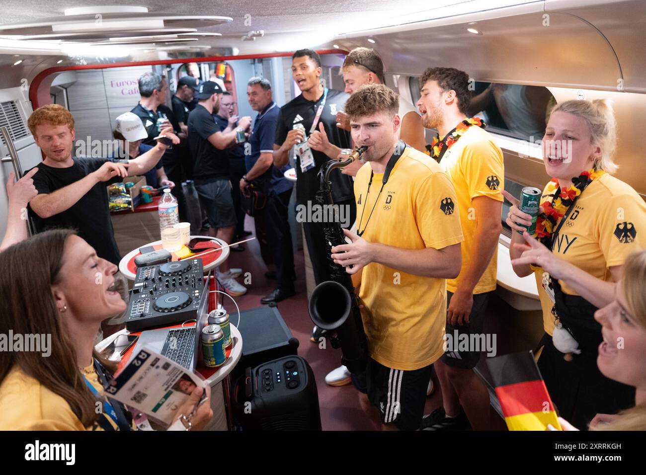 Dining car of a special train hi-res stock photography and images - Alamy