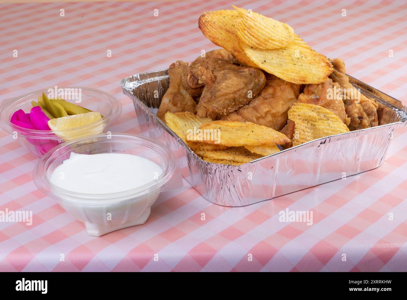 Syrian Broasted Chicken Stock Photo - Alamy