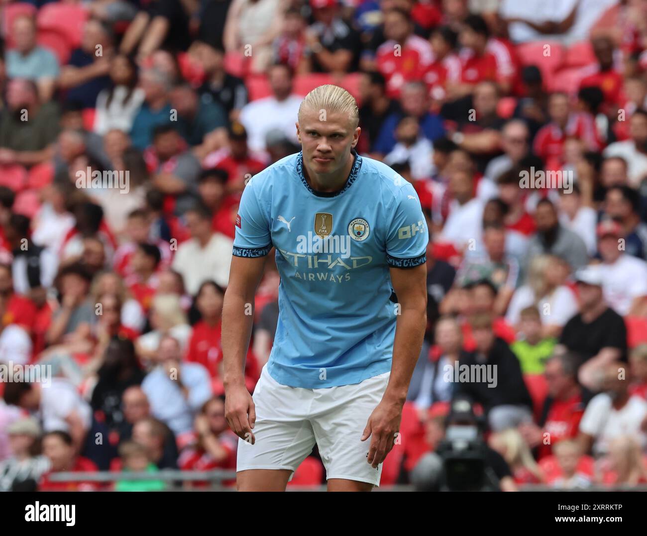 Erling haaland manchester city 2024 hi-res stock photography and images ...