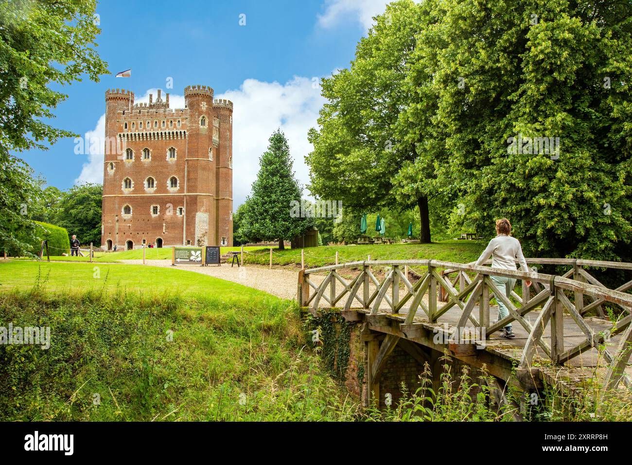 Tattershall castle a15th century red brick castle in the Lincolnshire ...