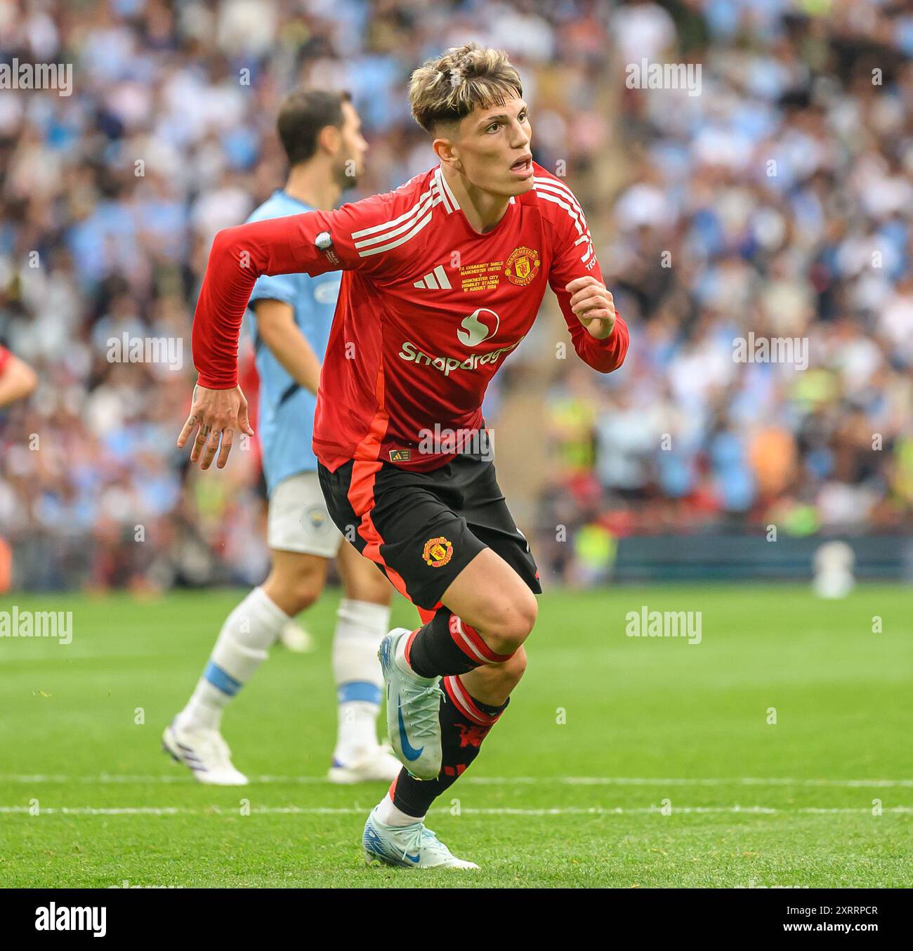 Garnacho manchester united 2024 wembley hi-res stock photography and ...