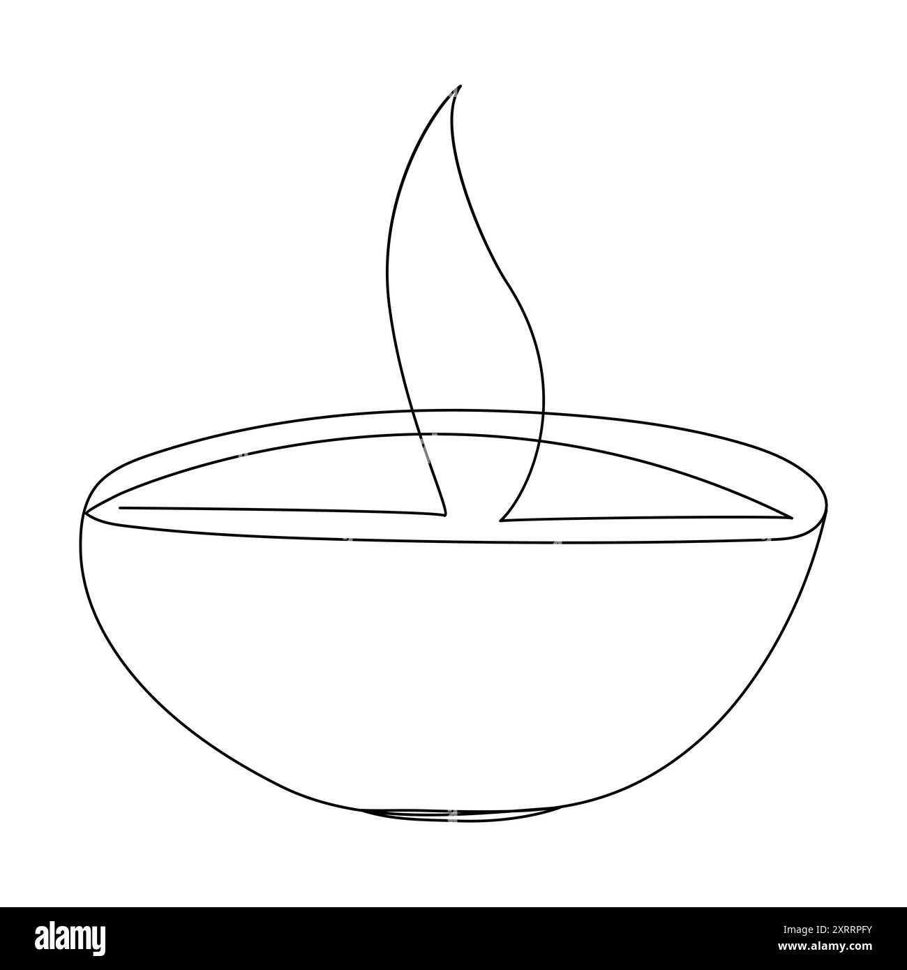 Oil lamp line art Cut Out Stock Images & Pictures - Alamy