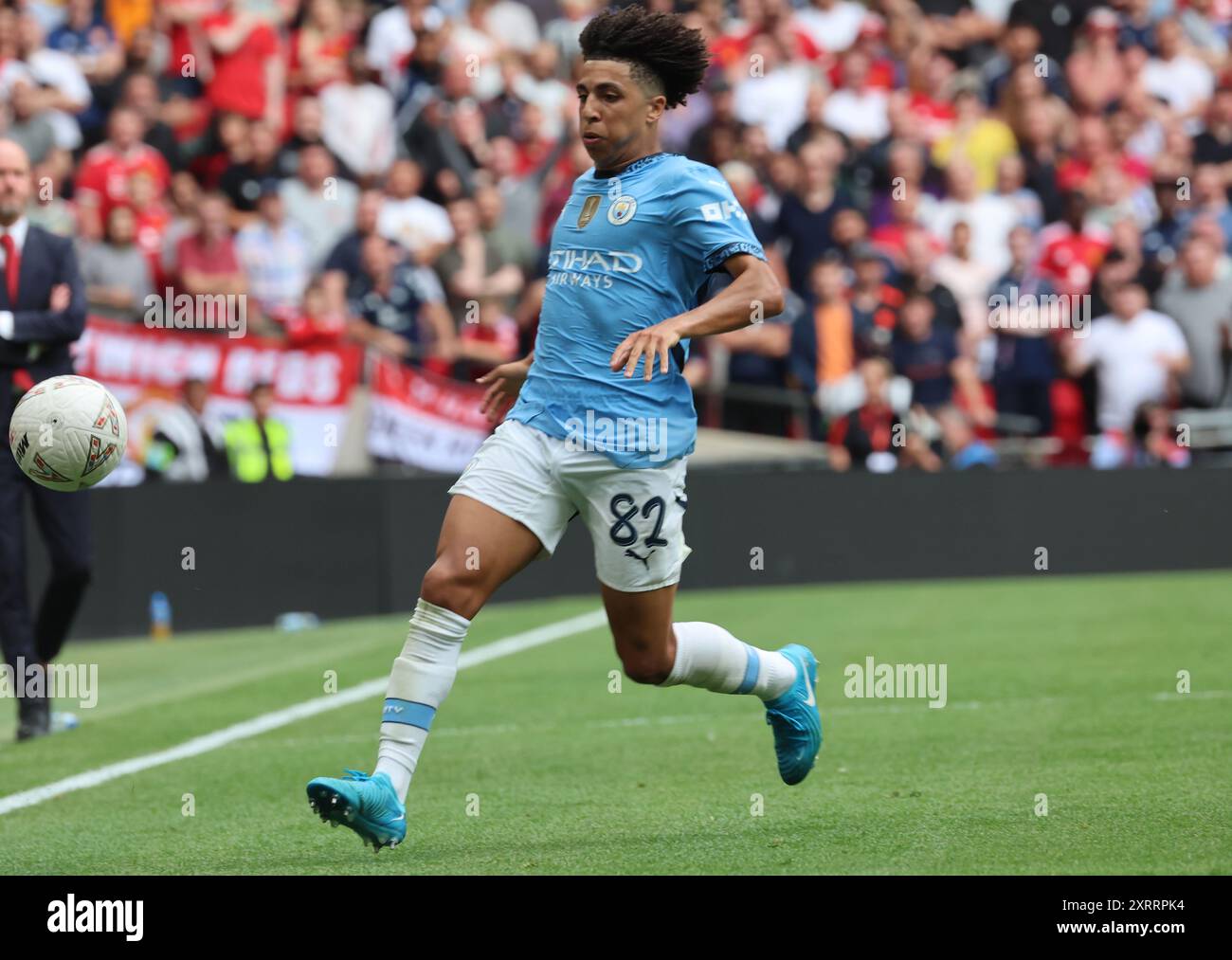 London, UK. 10th Aug, 2024. LONDON, ENGLAND - AUGUST 10: Rico Lewis of ...