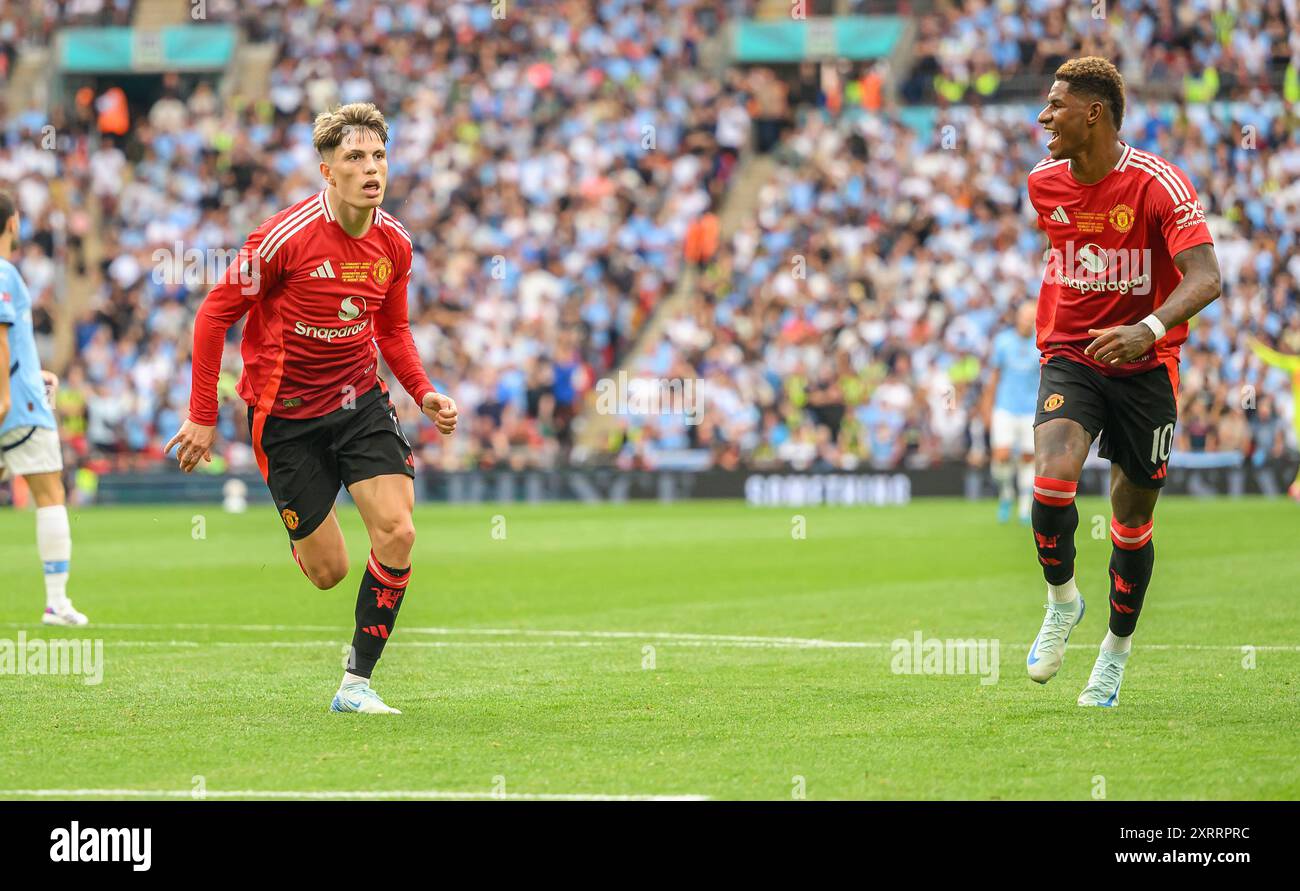 London, UK. 10th Aug, 2024 - Manchester City v Manchester United ...