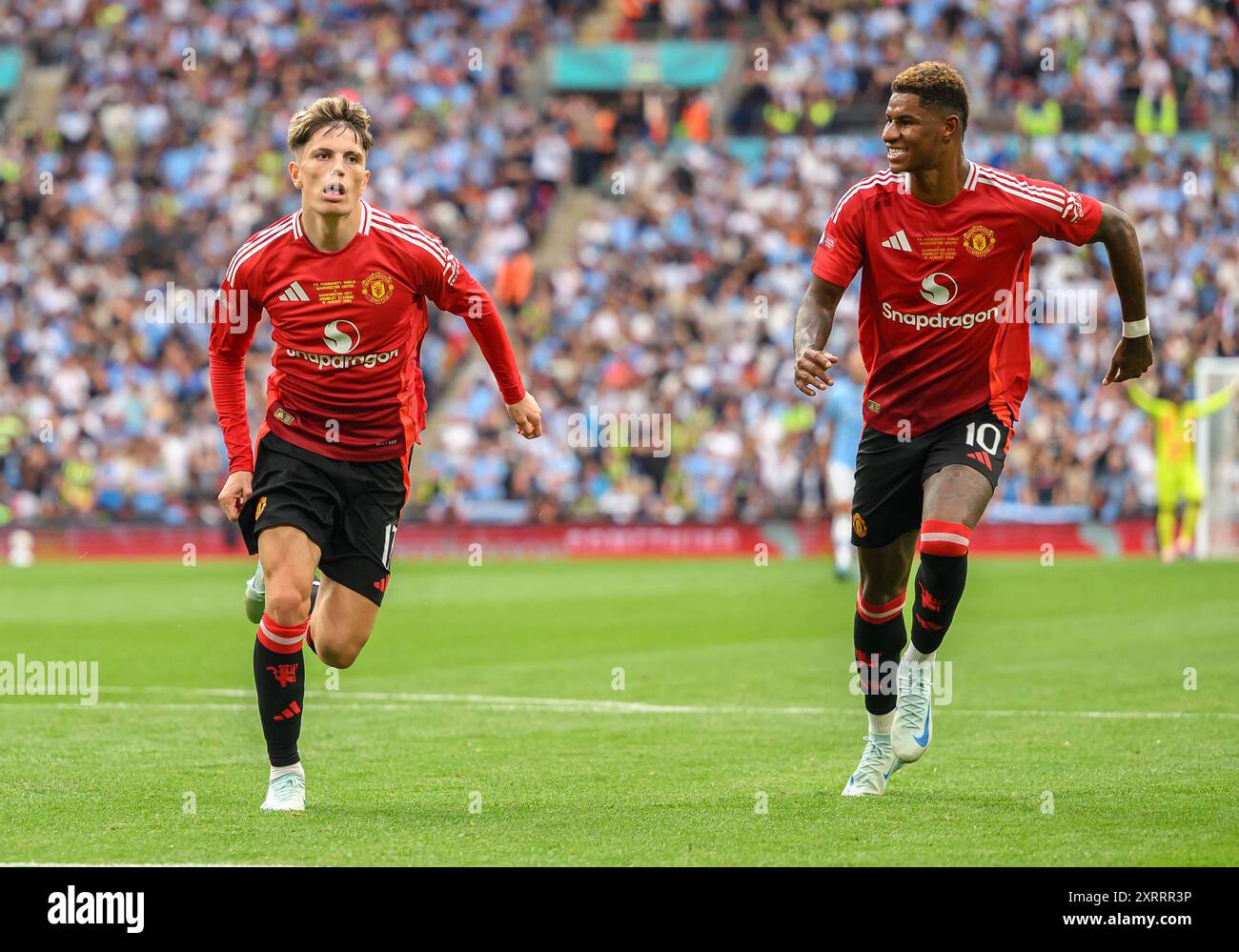 London, UK. 10th Aug, 2024 - Manchester City v Manchester United ...