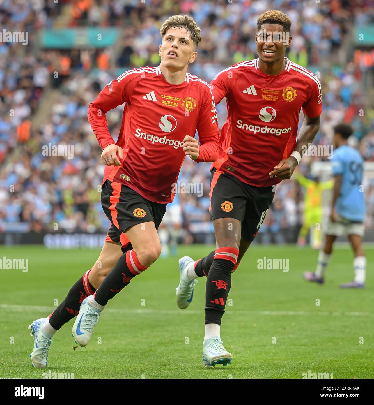 London, UK. 10th Aug, 2024 - Manchester City v Manchester United ...