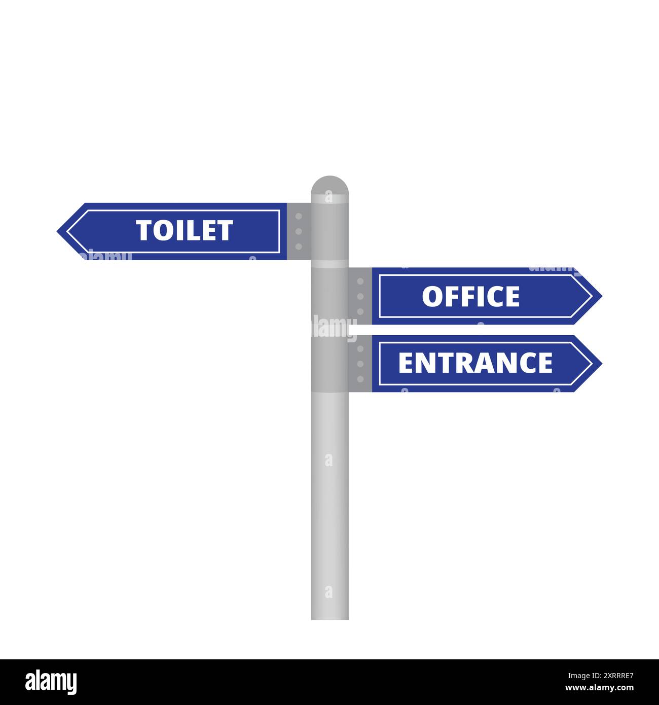 Road direction sign board vector Stock Vector Image & Art - Alamy