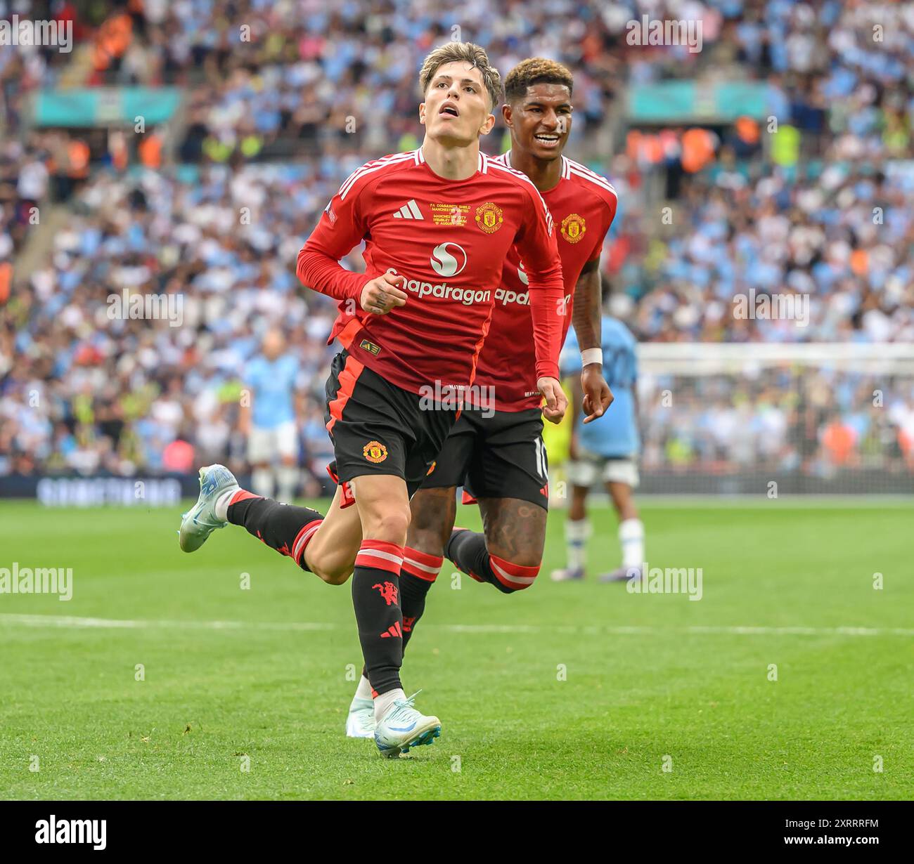 London, UK. 10th Aug, 2024 - Manchester City v Manchester United ...