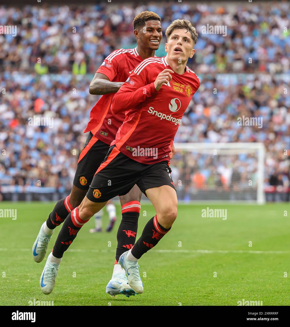 London, UK. 10th Aug, 2024 - Manchester City v Manchester United ...